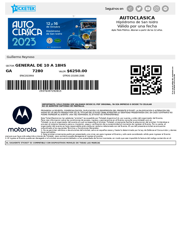 Guillermo Reynoso Autoclasica ZjoecGTI | PDF | Informática