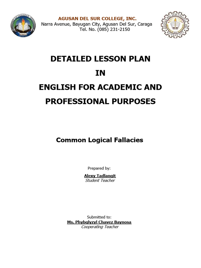 Unit 6 Lesson 3 Logical Fallacies Download Free Pdf Logic Fallacy