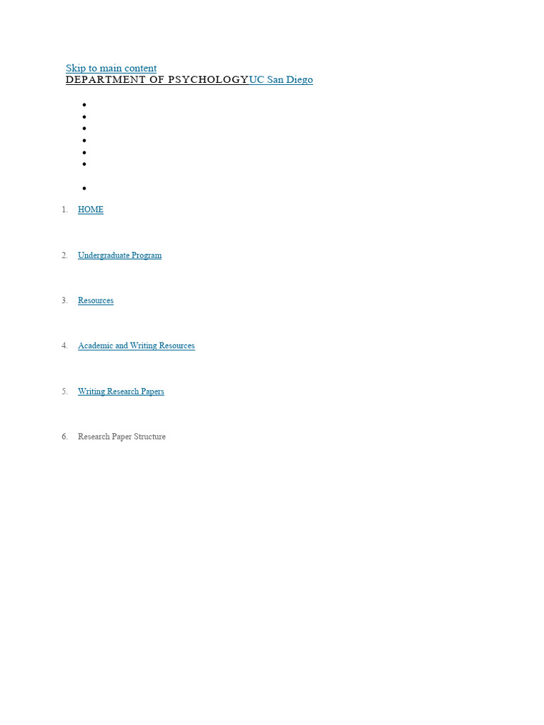 APA Research Paper Structure Guide | PDF | Apa Style | Academic Publishing