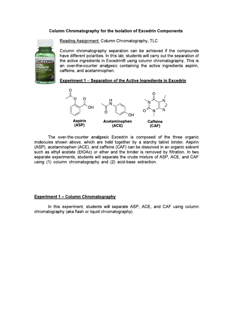 Column Chromatography Example | PDF