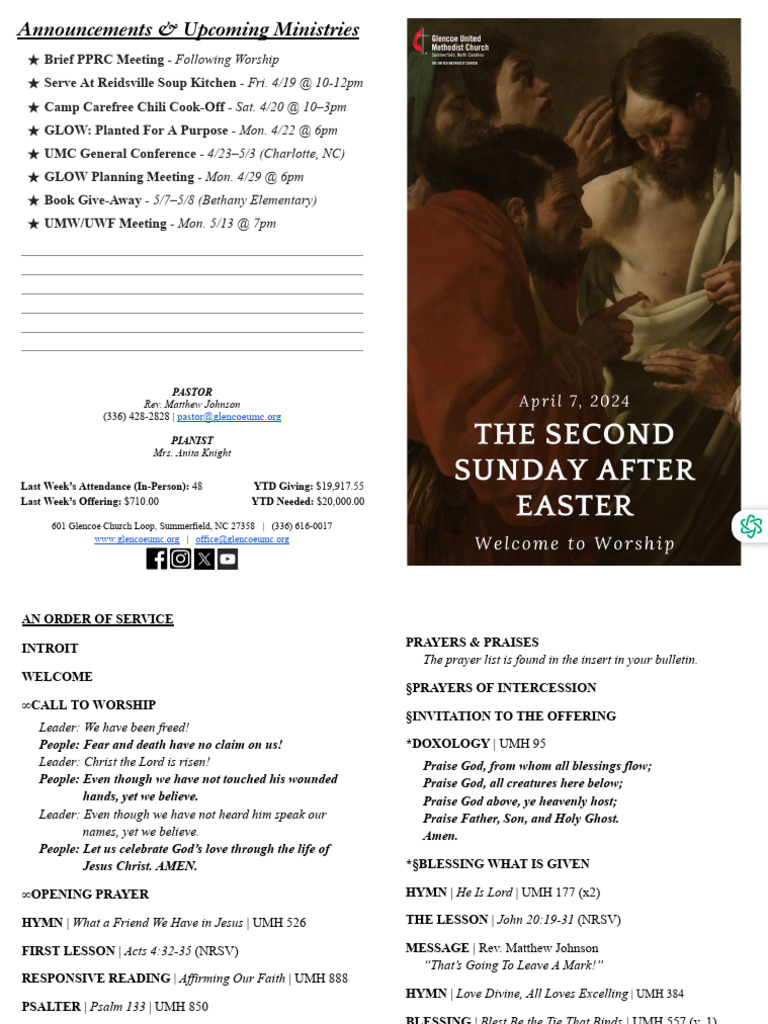 Announcements & Upcoming Ministries: Pastor | PDF | Christian Belief ...