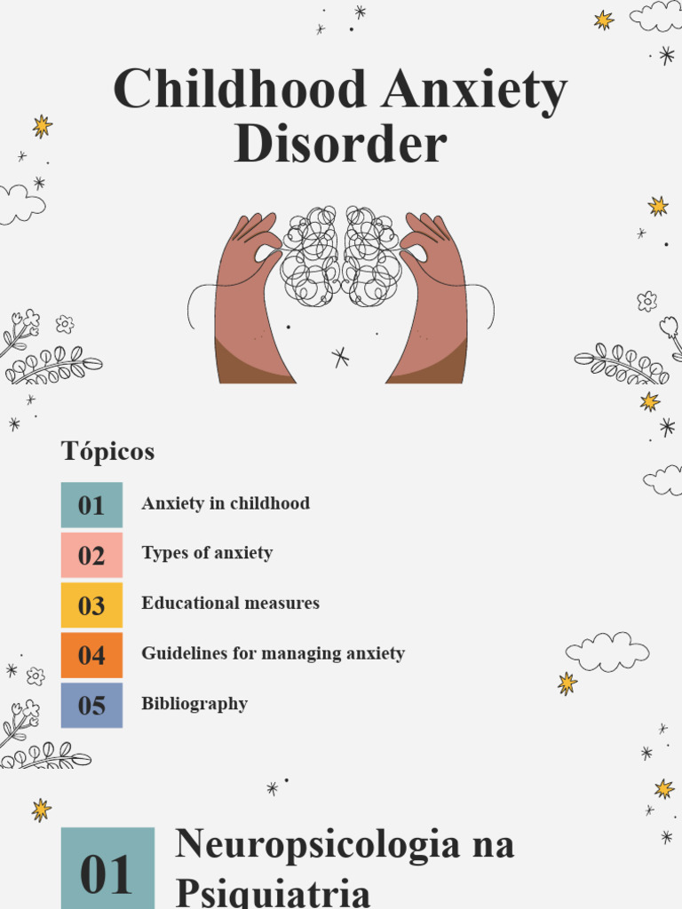 En Childhood Anxiety Disorder by Slidesgo | PDF | Anxiety Disorder ...