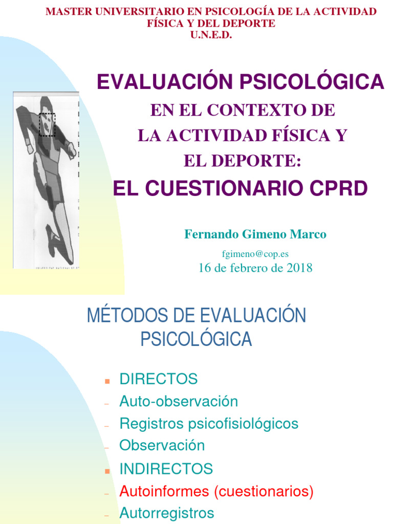 Diapositivas CPRD | PDF | Sicología | Comportamiento