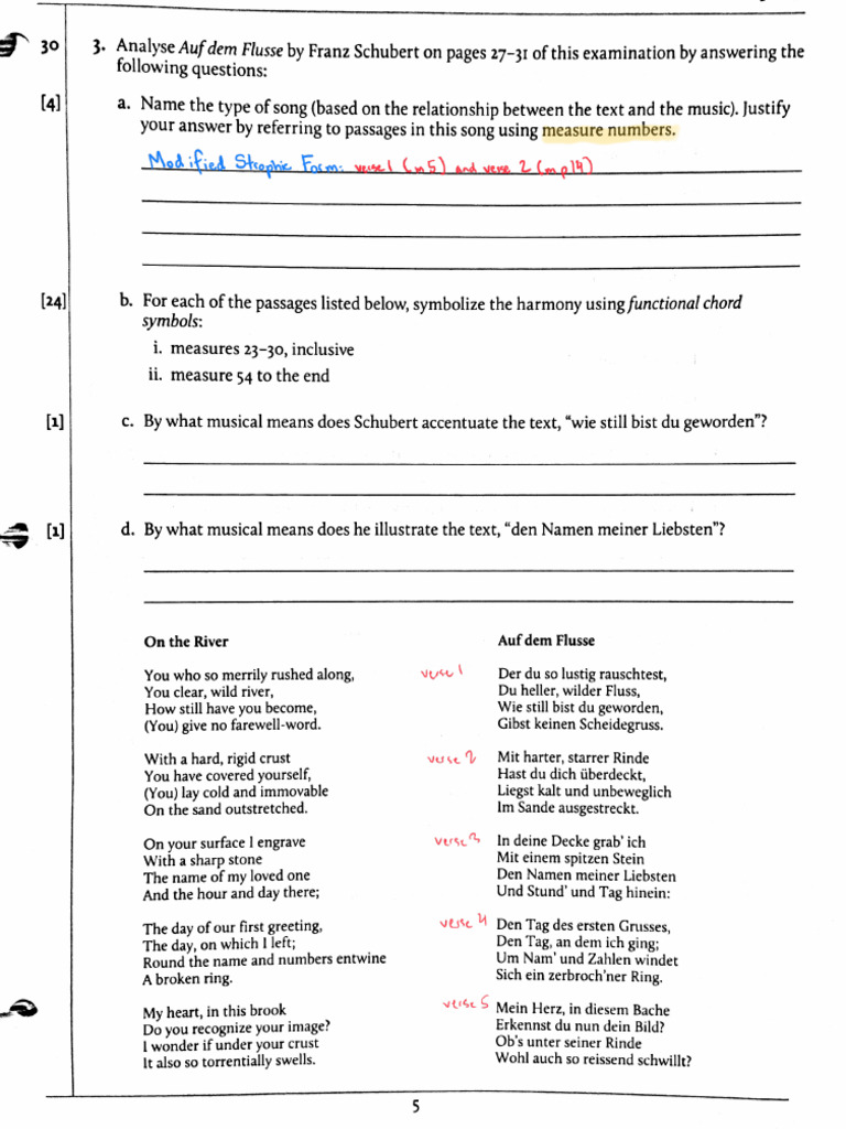 ARCT Analysis Lieder Homework 1 Answer Key | PDF