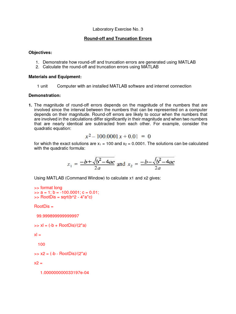 MAT005 Lab Exercise 3 | PDF | Pi | Applied Mathematics MAT005 Lab Exercise 3 | PDF | Pi | Applied Mathematics