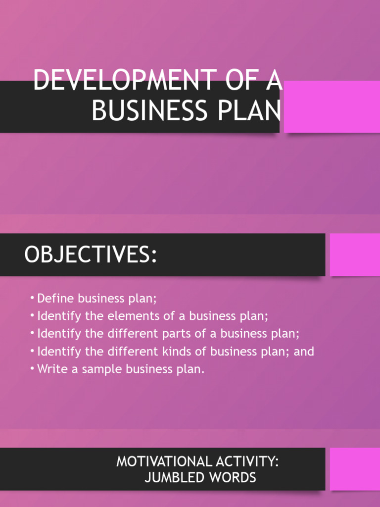 Business Plan Development Guide | PDF | Market (Economics ...