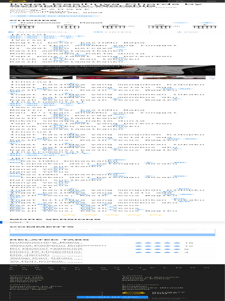 INGAT KASIHNYA CHORDS by Symphony Worship @ | PDF