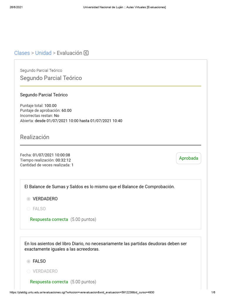 Parcial Teorico Conta 1 | PDF | Contabilidad | Dinero