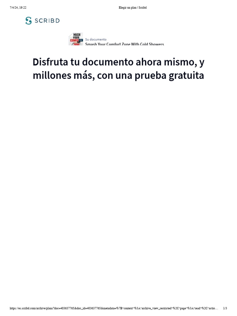 Elegir Un Plan - Scribd | PDF | Formatos de medios