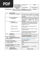 Detailed Lesson Plan in Mathematics 3 Odd and Even Number | PDF ...