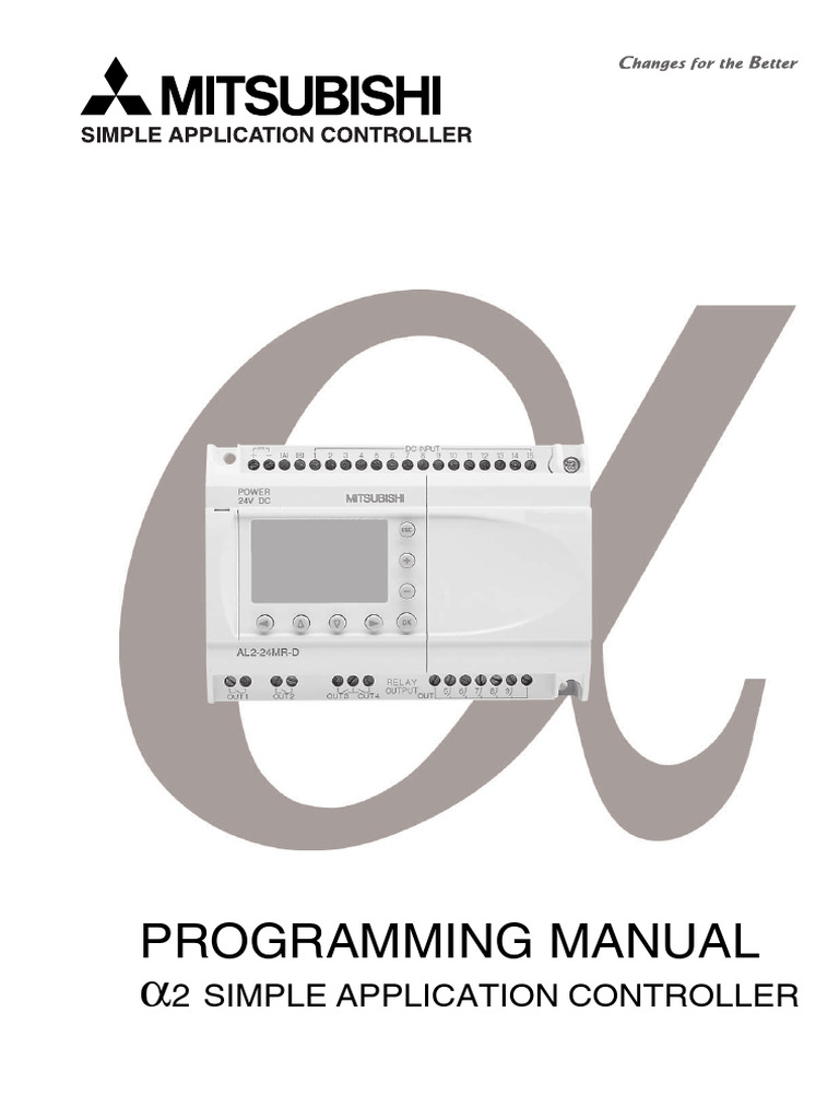 Mitsubishi Alpha PLC Programming Manual | PDF | Menu (Computing ...