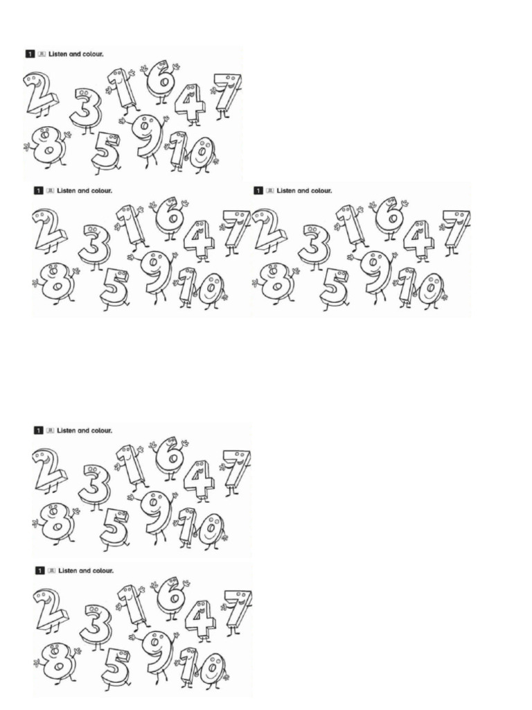 Colour Numbers | PDF
