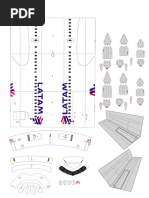 Lufthansa B747-400 D-ABVM Papercraft Template | PDF
