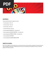 Reglas Oficiales de UNO | PDF | Jugando a las cartas | Dispositivos de juego
