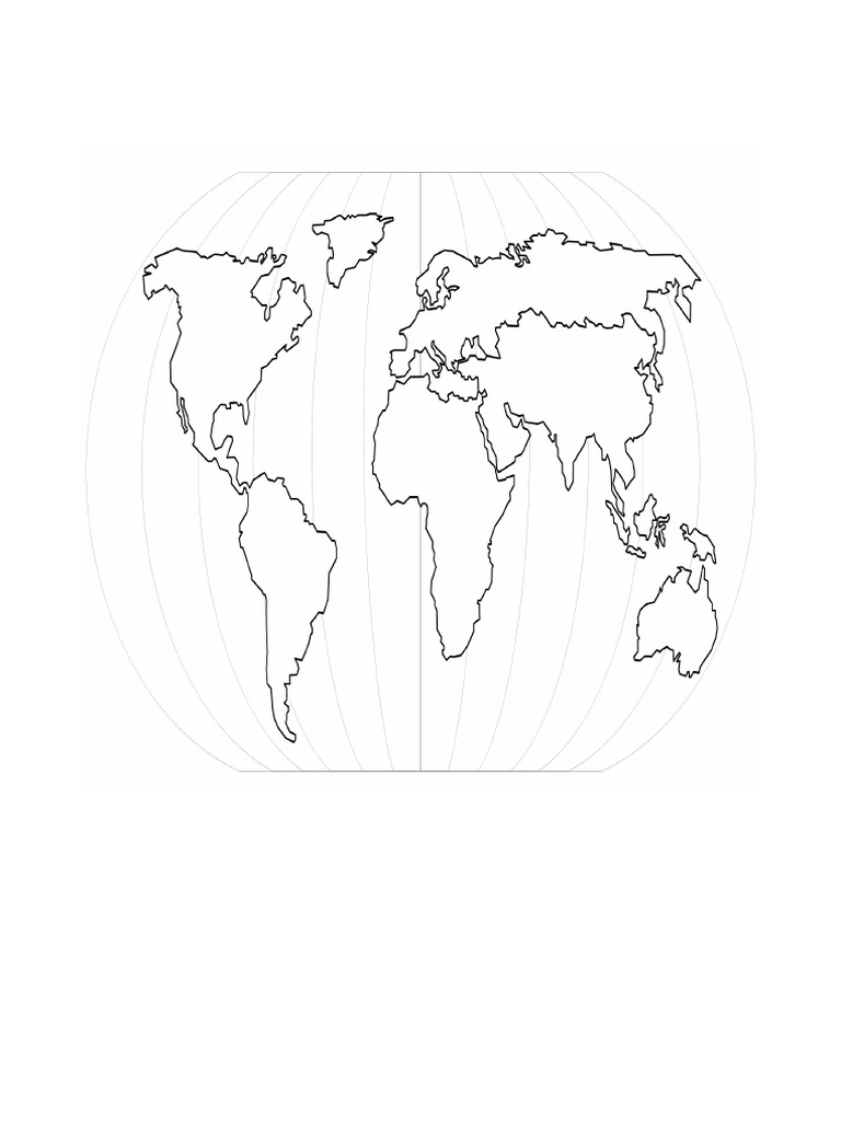 Blank World Map Outline - 295133.png | PDF