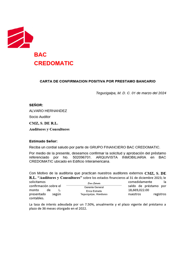 Carta 1 - Bac | PDF