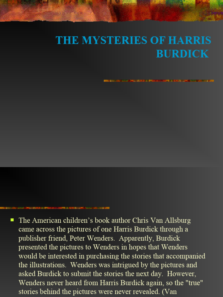 Unveiling Harris Burdick's Mysteries | PDF