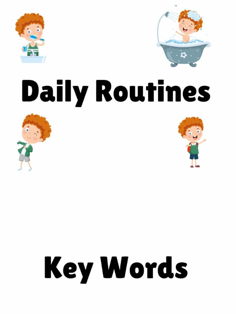 Daily Routines ESL PowerPoint Presentation | PDF