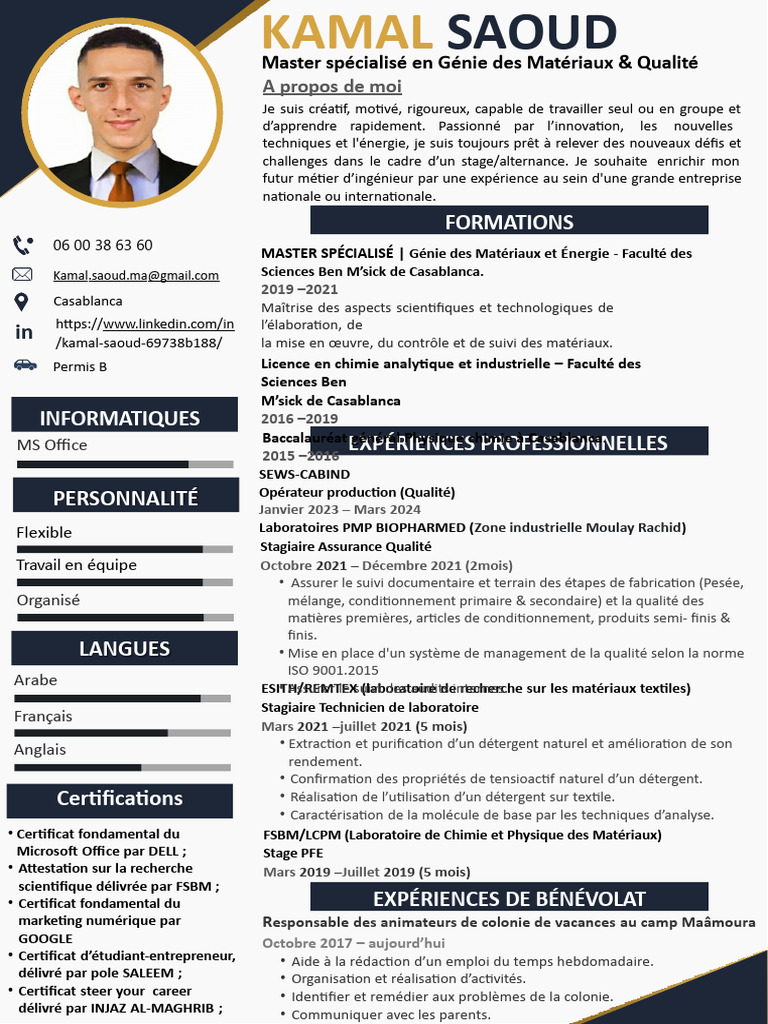 Kamal SAOUD | PDF | Chimie