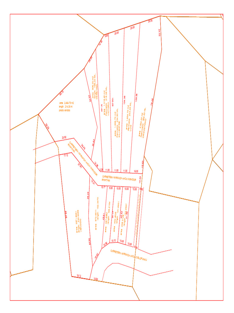 Land Area and Perimeter Data | PDF