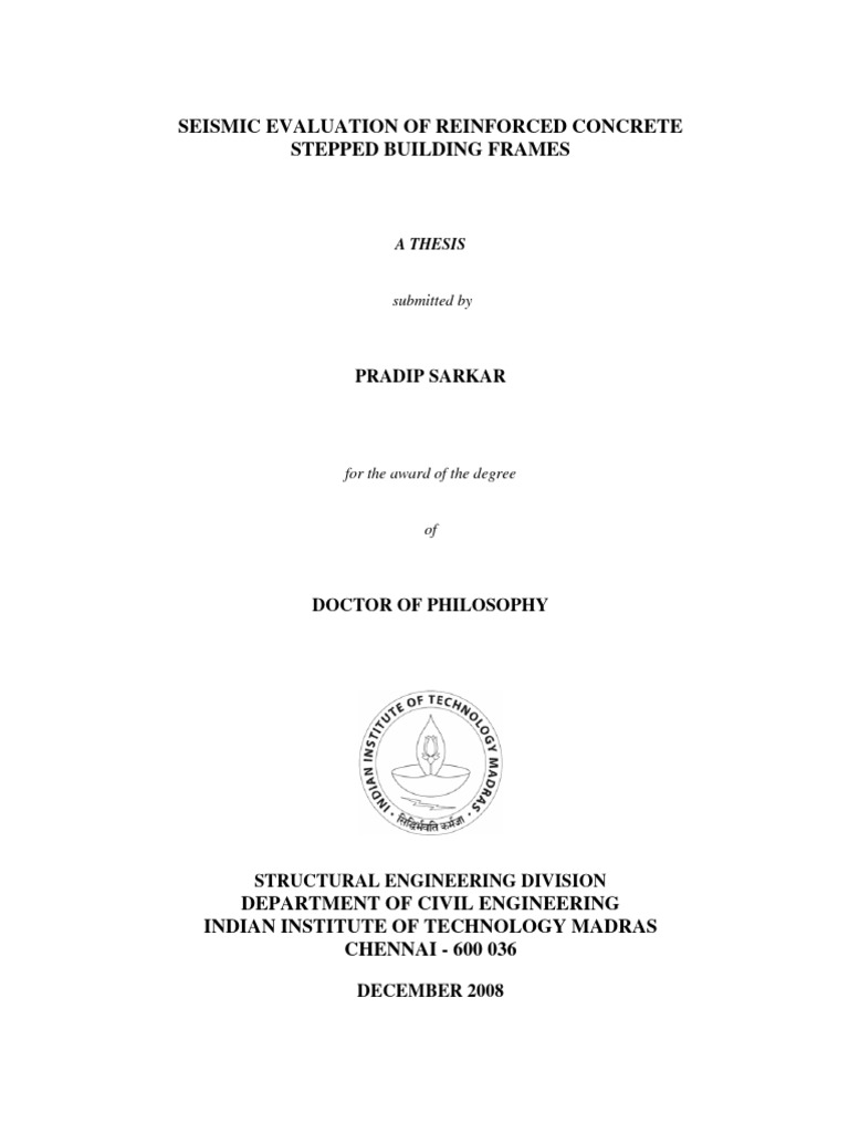 Thesis | PDF | Bending | Beam (Structure)