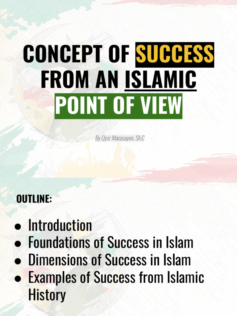 Concept of Success From An Islamic Point of View | PDF | Tawhid | God ...