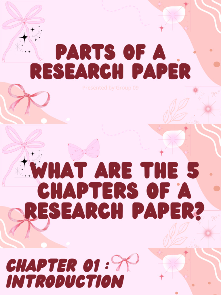 Parts of A Research Paper | Download Free PDF | Sampling (Statistics ...