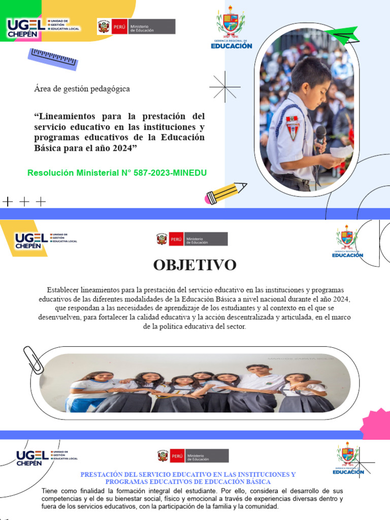 RM 587-Minedu | PDF | Evaluación | Aprendizaje