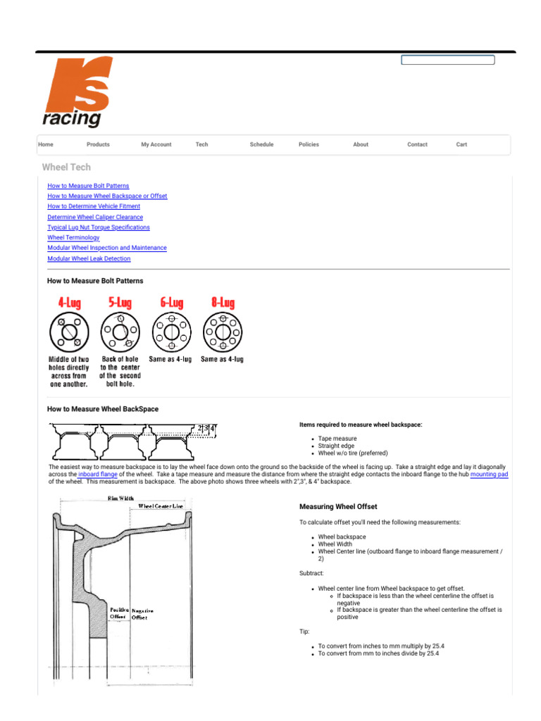 Wheel Tech | PDF | Wheel | Vehicle Parts