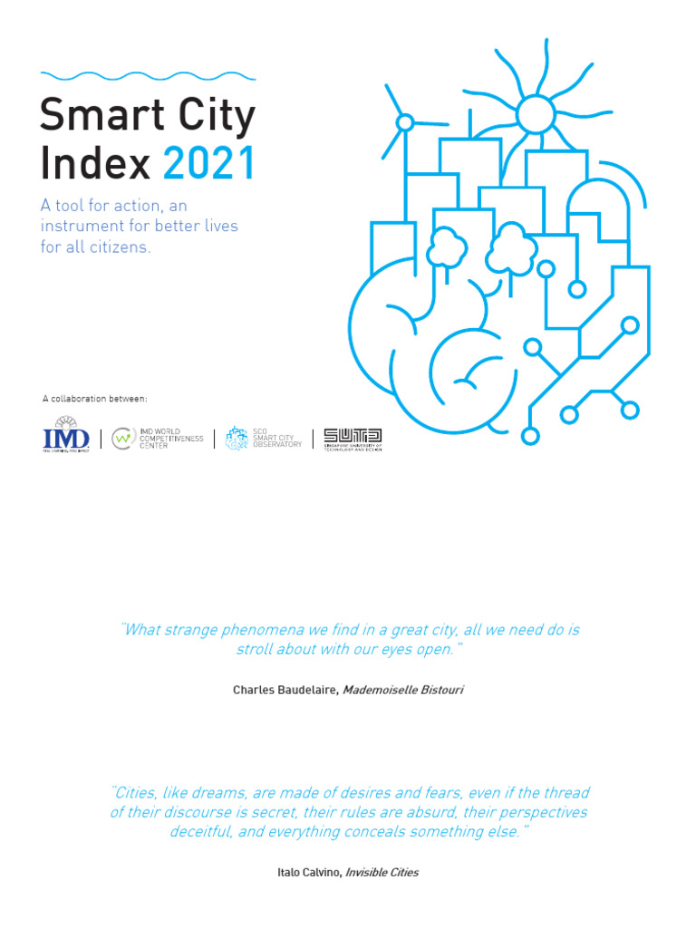 Smart City Index 2021 Report Overview | PDF