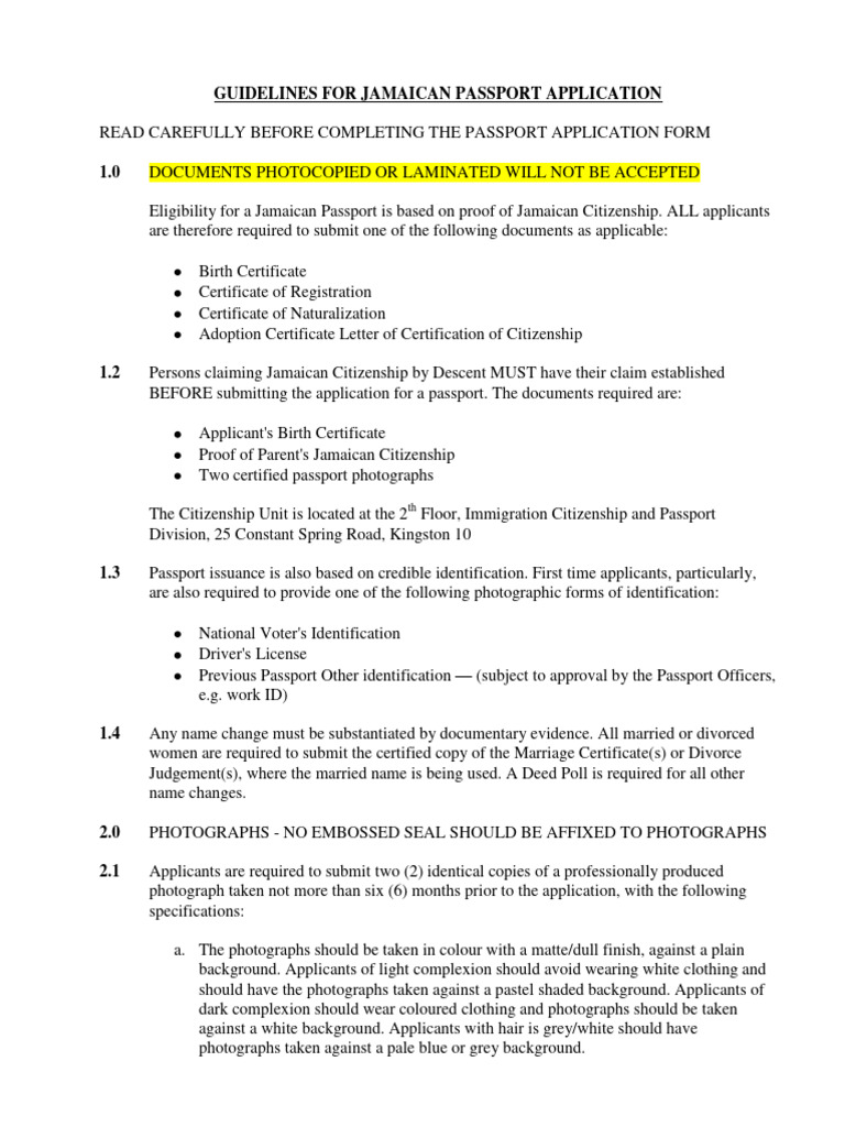 Passport Application Guide | PDF | Identity Document | Birth Certificate