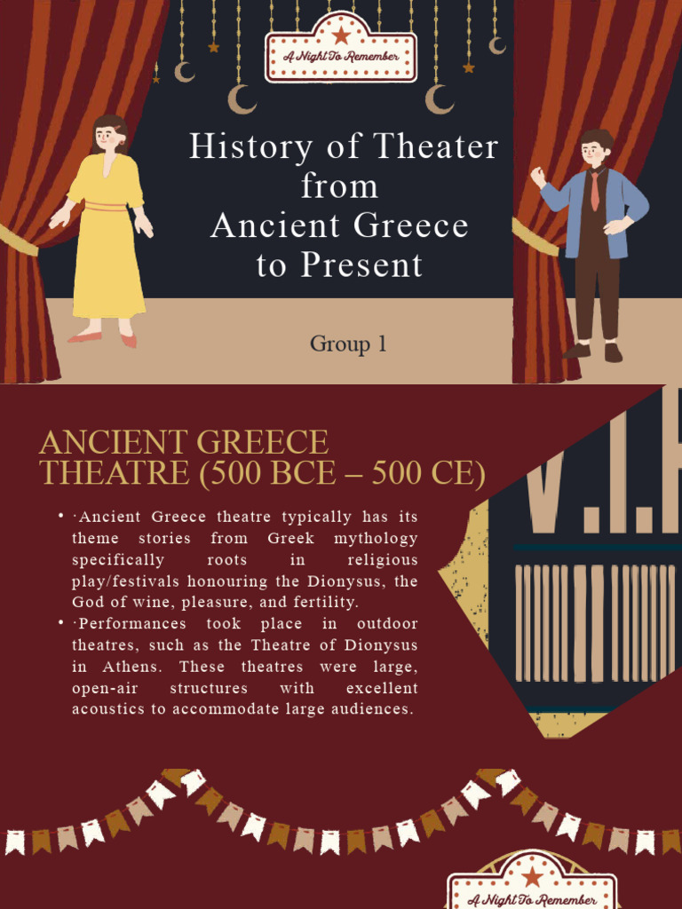 History of Theatre Group 1 | Download Free PDF | Theatre