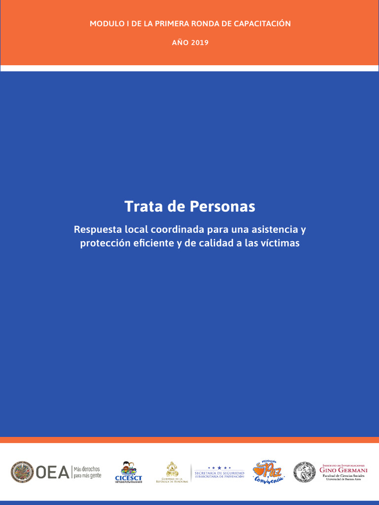 Modulo 1_teorico_con anexos - final | PDF | Trata de personas