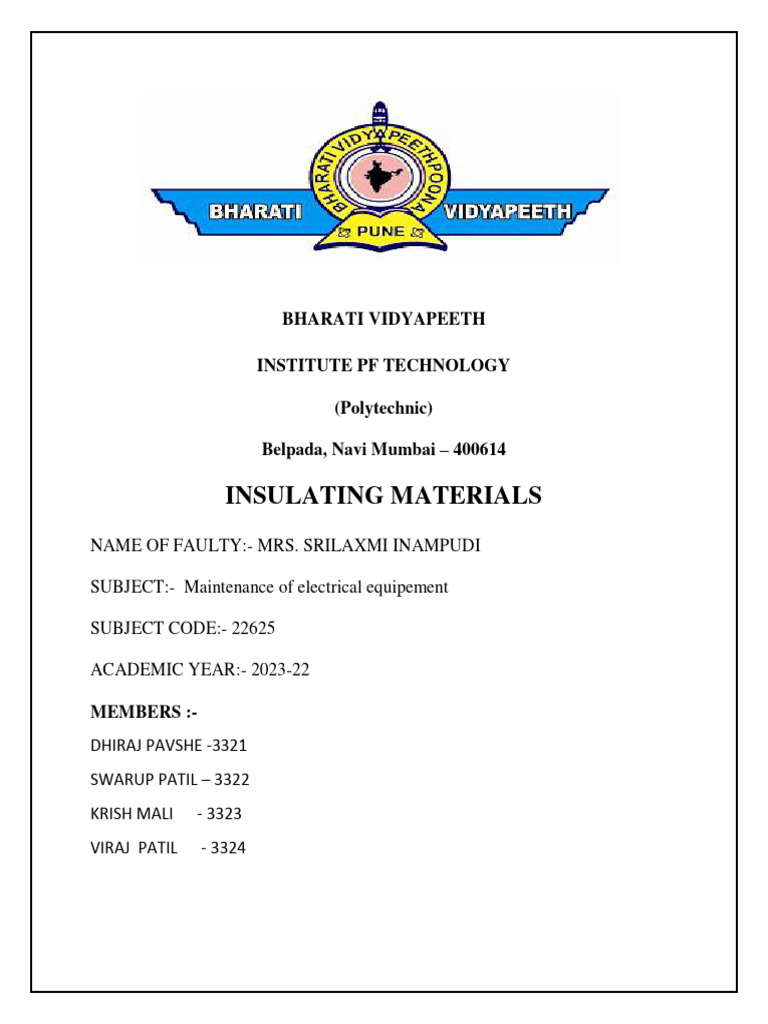 Mee Micro Project | PDF | Insulator (Electricity) | Building Insulation