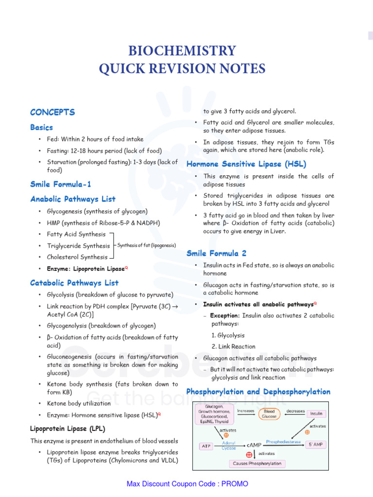 Biochemistry RR PROMO. | PDF | Adenosine Triphosphate | Glycolysis