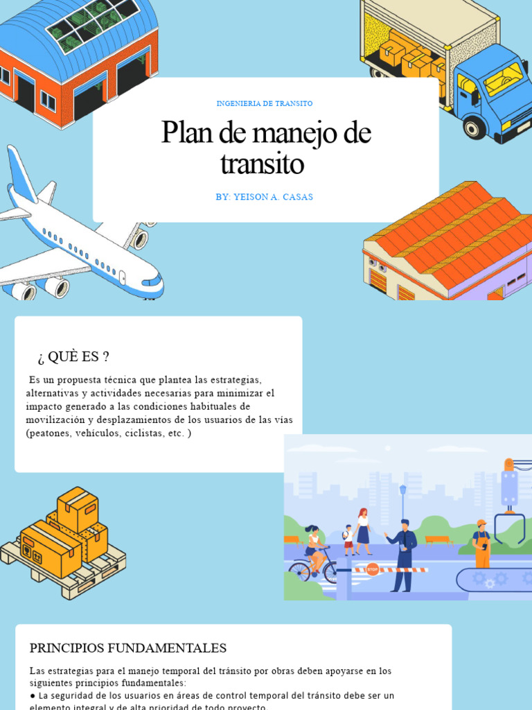Plan de Manejo de Transito (PMT) 3.0 | PDF | Tráfico | Peatonal