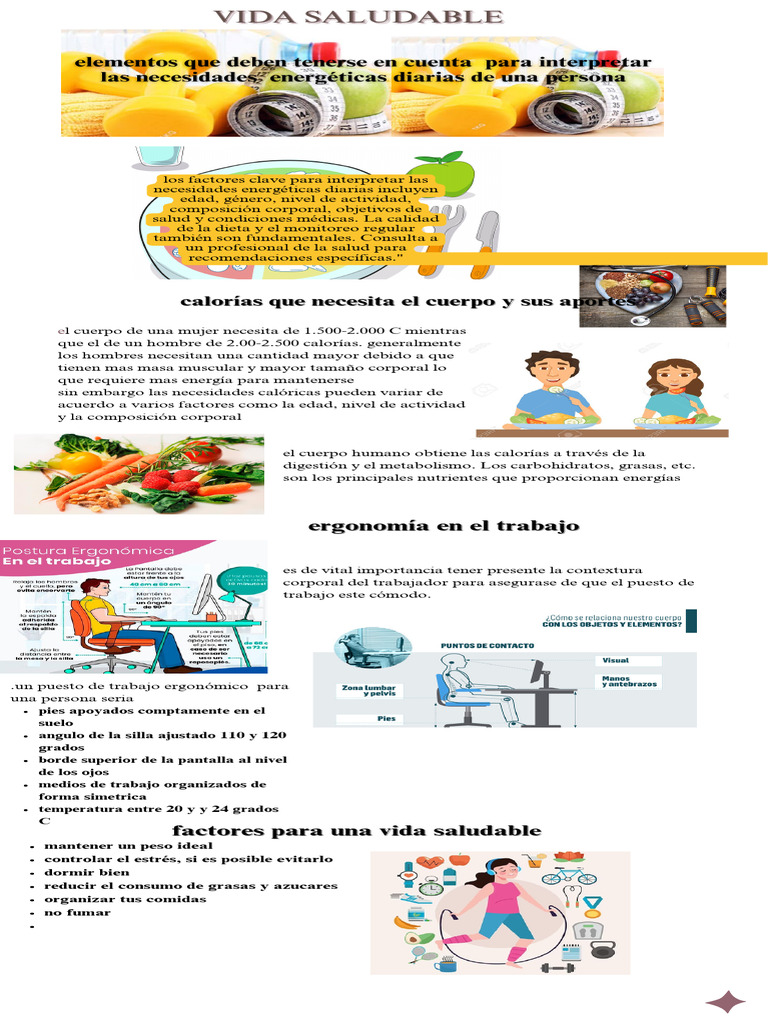 infografia vida saludable | PDF