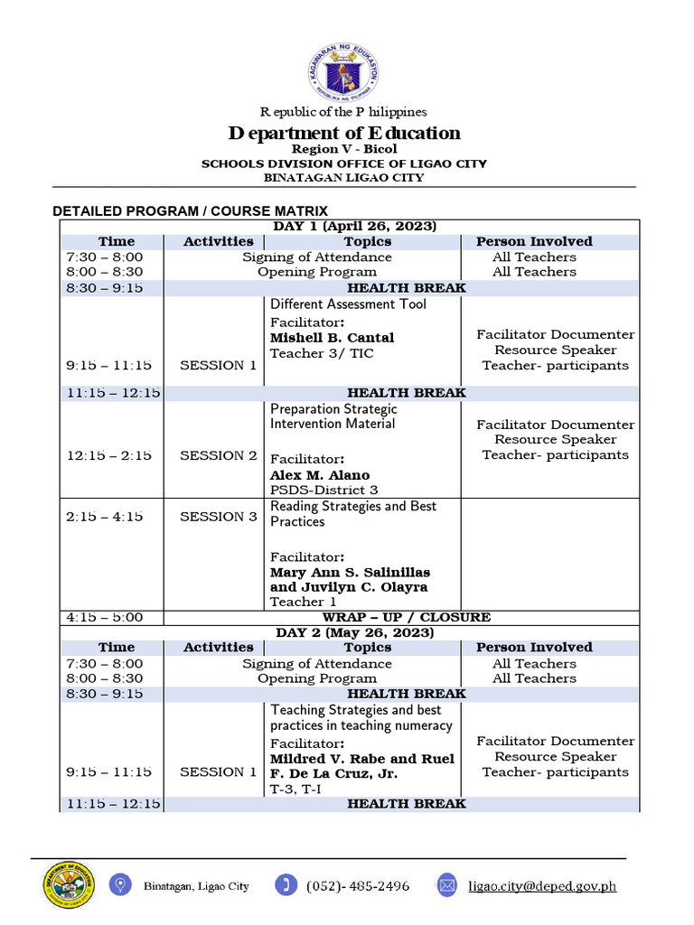 Session Guide | PDF | Teachers | Cognition