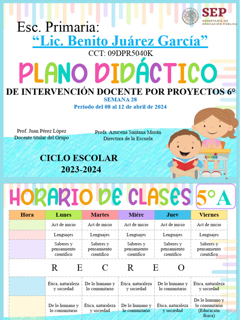 Plan de Clases Sexto Grado Abril 2024 | Descargar gratis PDF | Electricidad | Electrostática