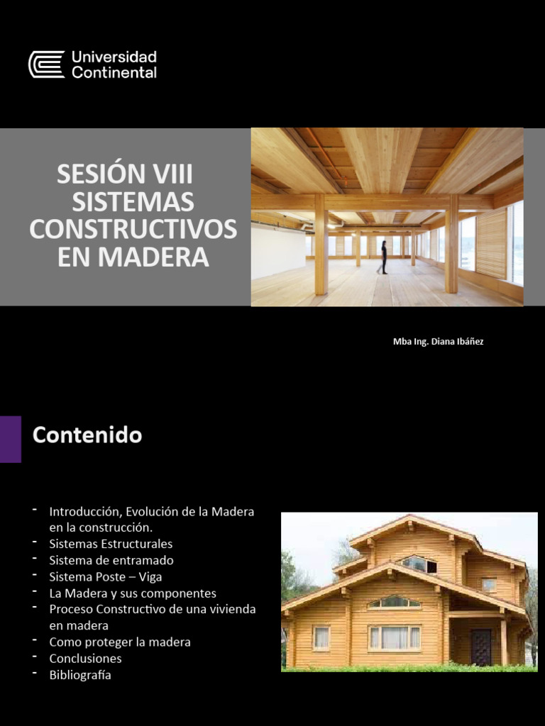 Und 4 Obj 2 Sistemas Constructivos en Madera | PDF | Fundación ...