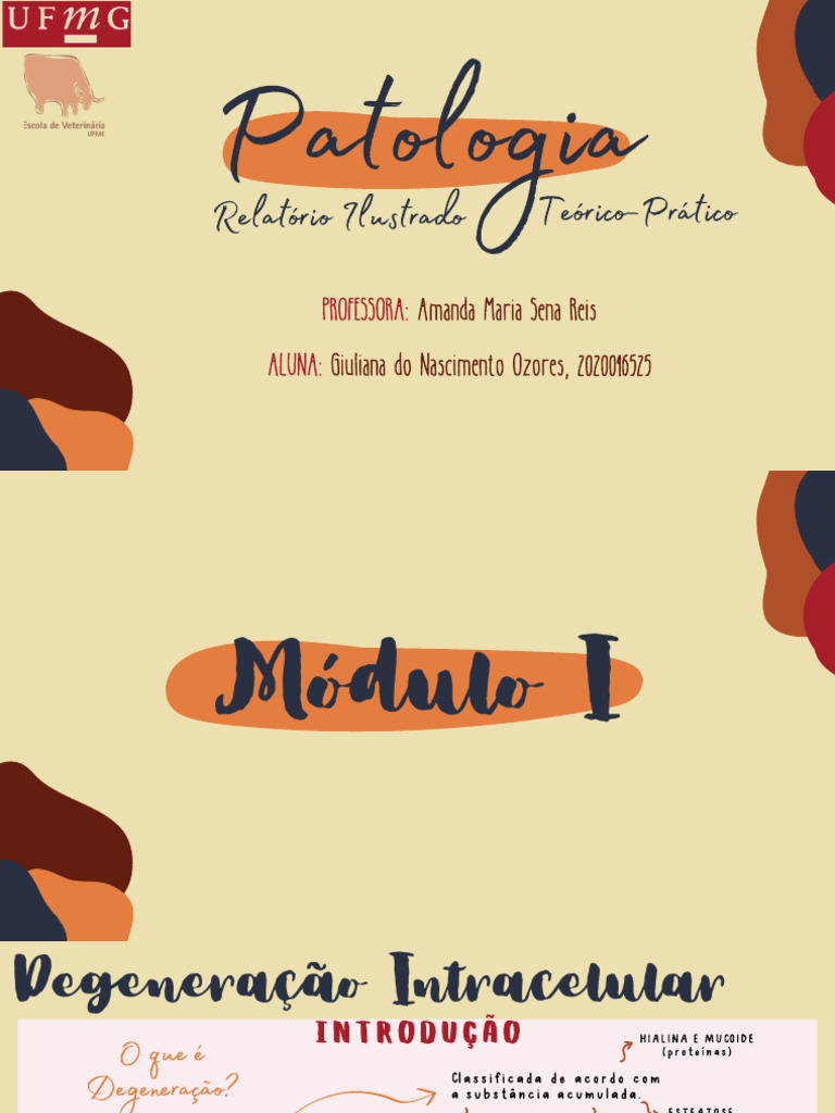 Degeneração Mucoide e Patologias Relacionadas | PDF | Necrose | Trombose
