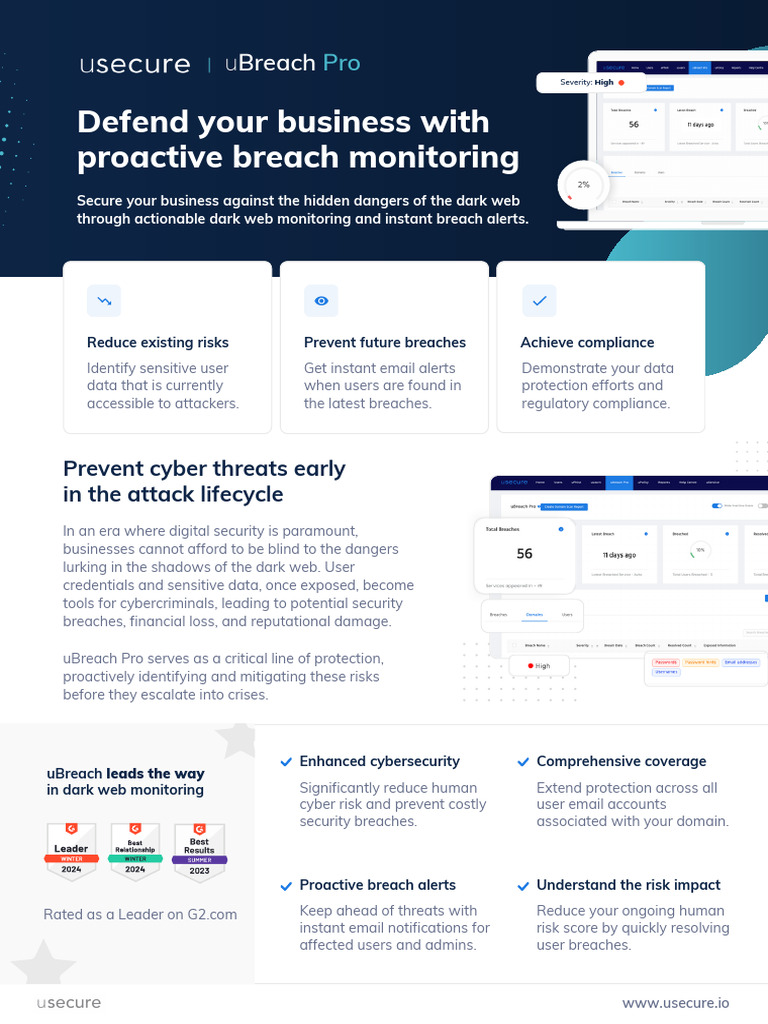 Ubreach Pro - Product Sheet For Clients | PDF | Security | Computer ...