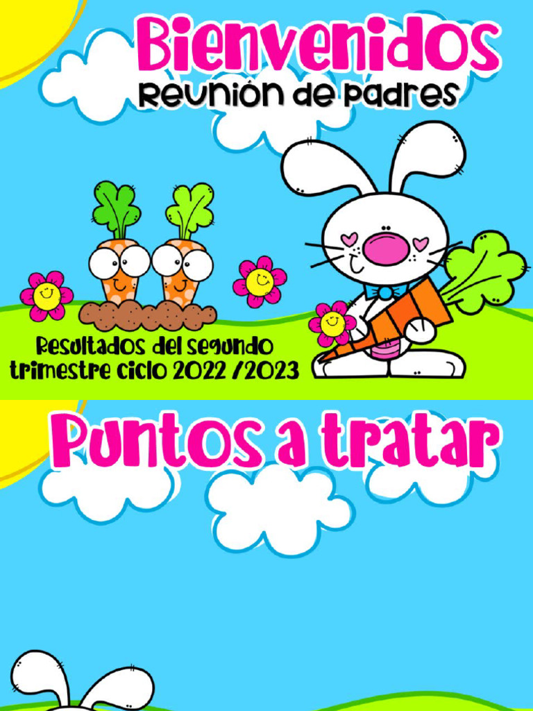 EDITABLE Reunion de Padres Segundo Trim | PDF