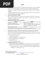 Civil Appeal Opening Sheet Format | PDF