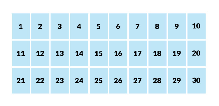 Rifa Del 1 Al 30 A Color | PDF