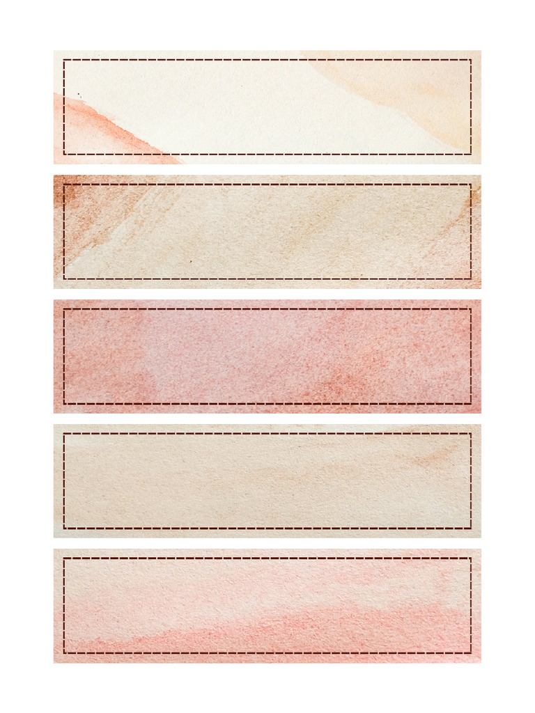 Beige Organic Abstract Folder Label | PDF