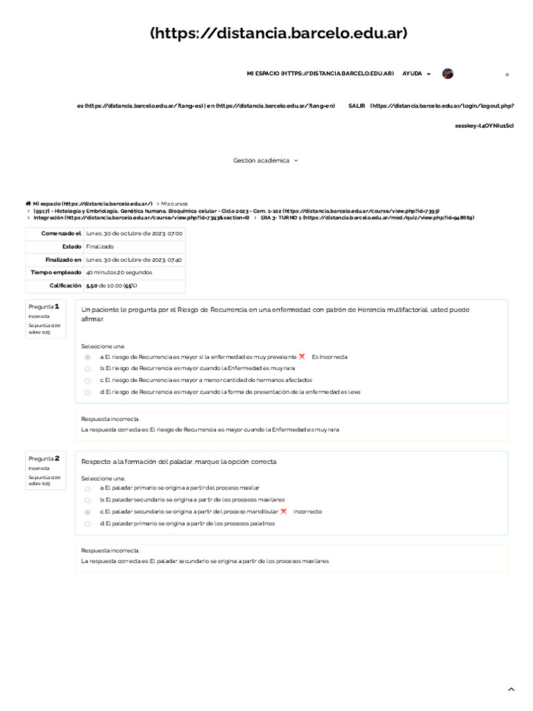 Era 3 - Turno 1 | PDF | Anatomía | Biología