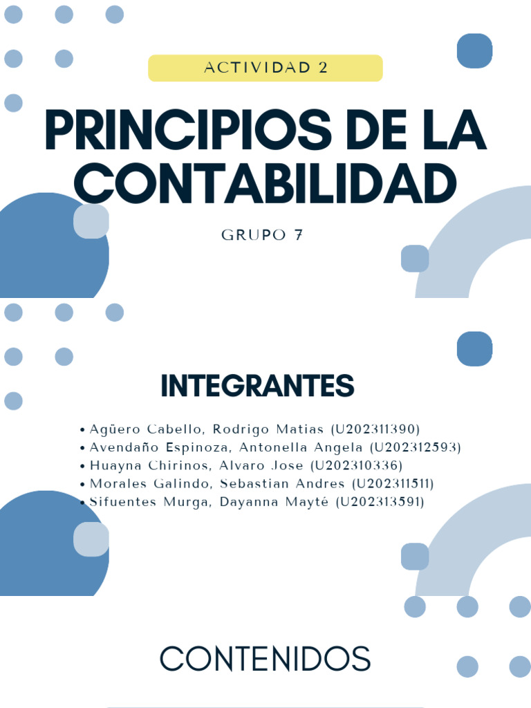 Principios de La Contabilidad | PDF | Contabilidad | Business