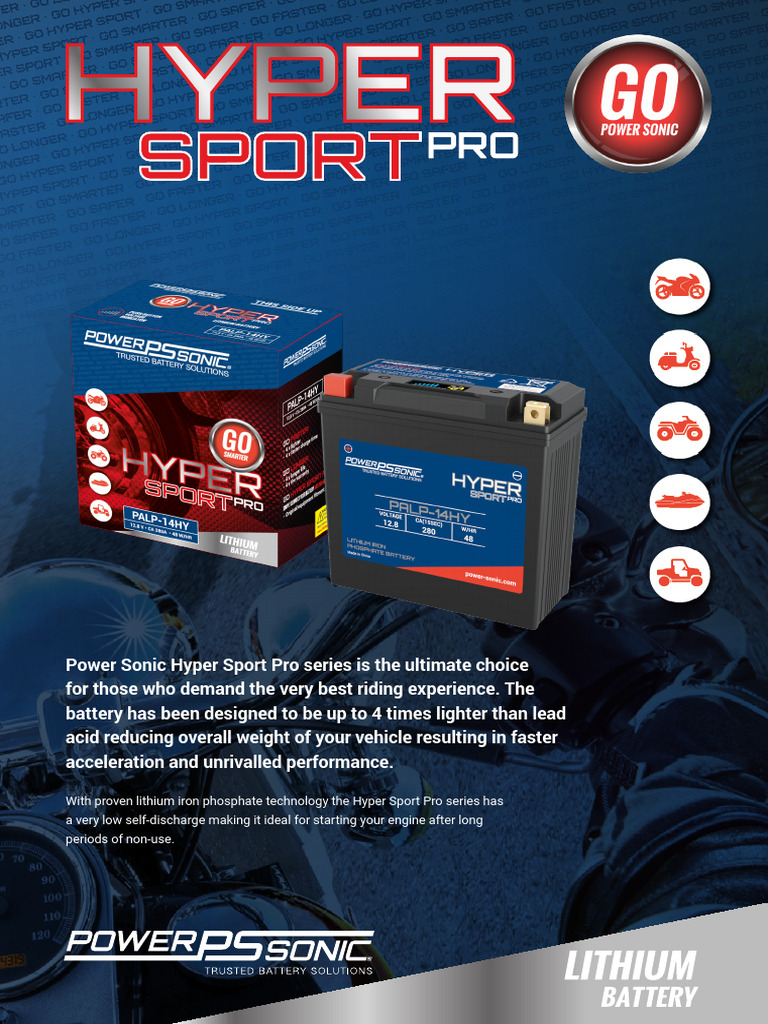 HYPER SPORT PRO Summary Specification Sheet | PDF
