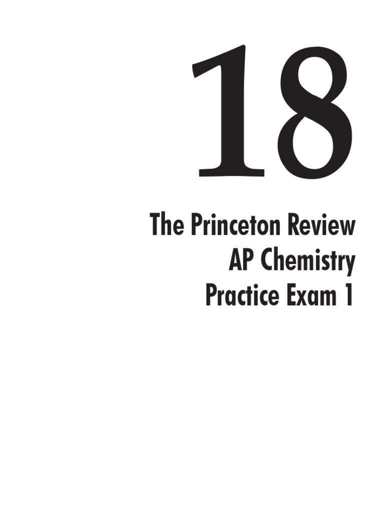 Practice Test 1 AP Chemistry | PDF | Activation Energy | Chemical Reactions